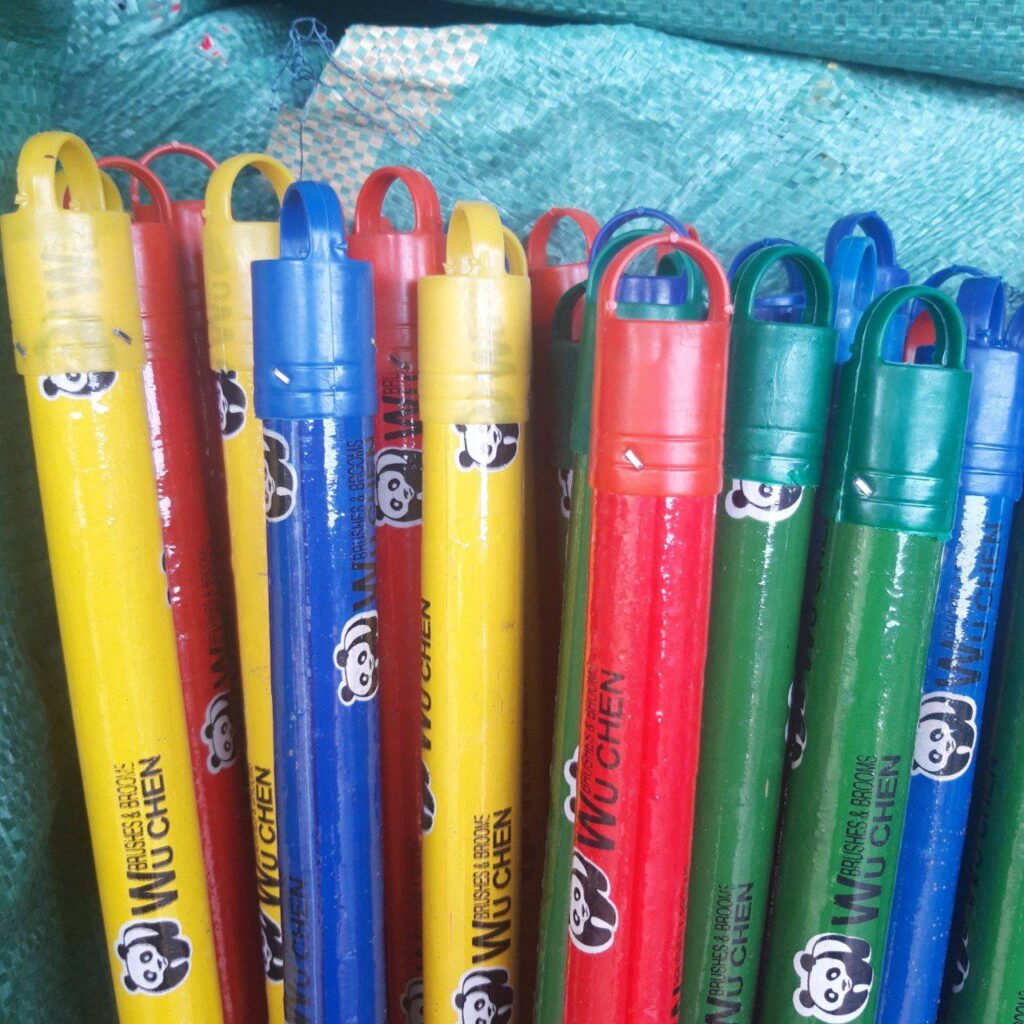 Panda PVC Wooden Broom Stick - VDEX | Full material exchange